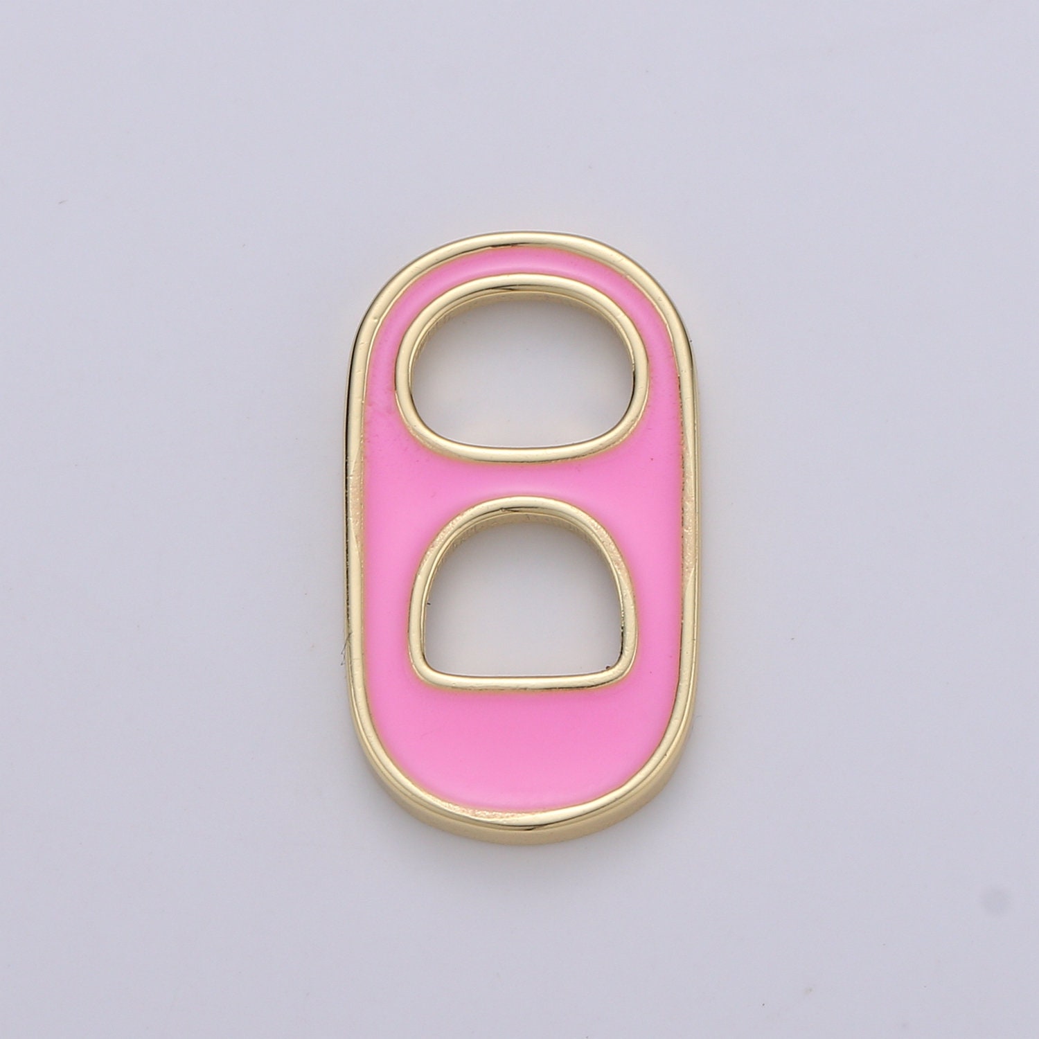 14K Gold Soda Tab Pull Tab Can Tab Pendant Charm for - Etsy