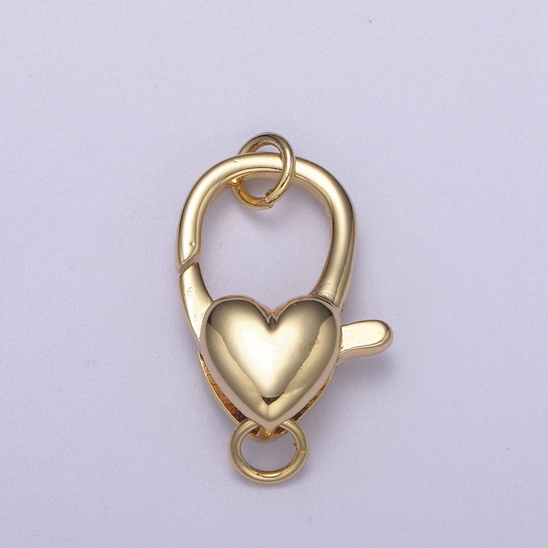 Wholesale Gold Filled Heart Clasp, Love Clasp Enhancer for Necklace ...