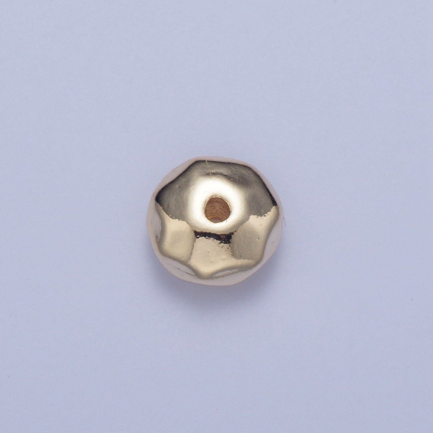 20pcs/bag Tiny Round Dented Ball 6.1mm Bead Spacer Gold - Etsy