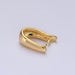Mini Push Gate Ring 14k Gold Filled Clasp Charm Holder Spring Closure ...