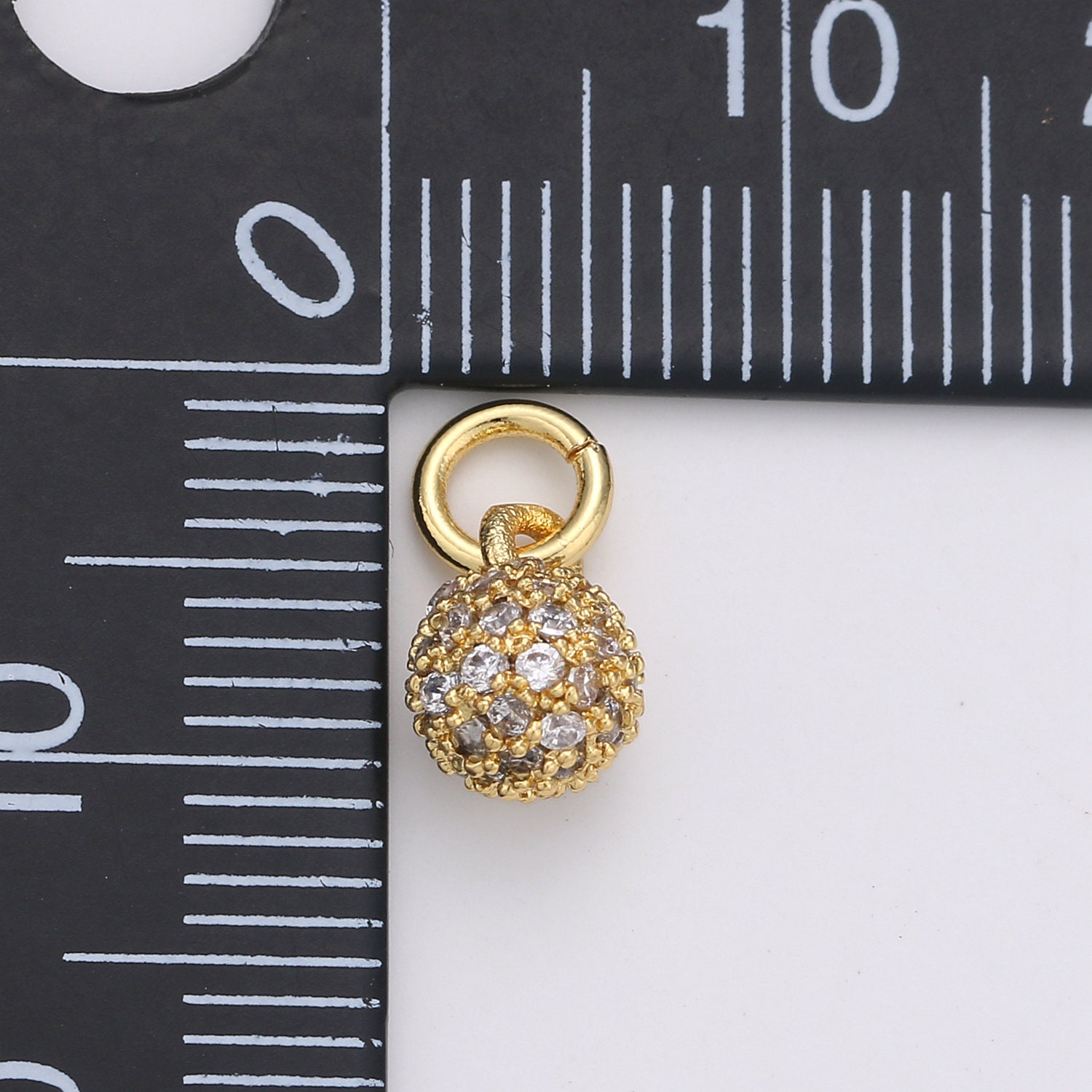 Tiny Ball Pendant Small Ball Charm for Handmade Jewelry - Etsy