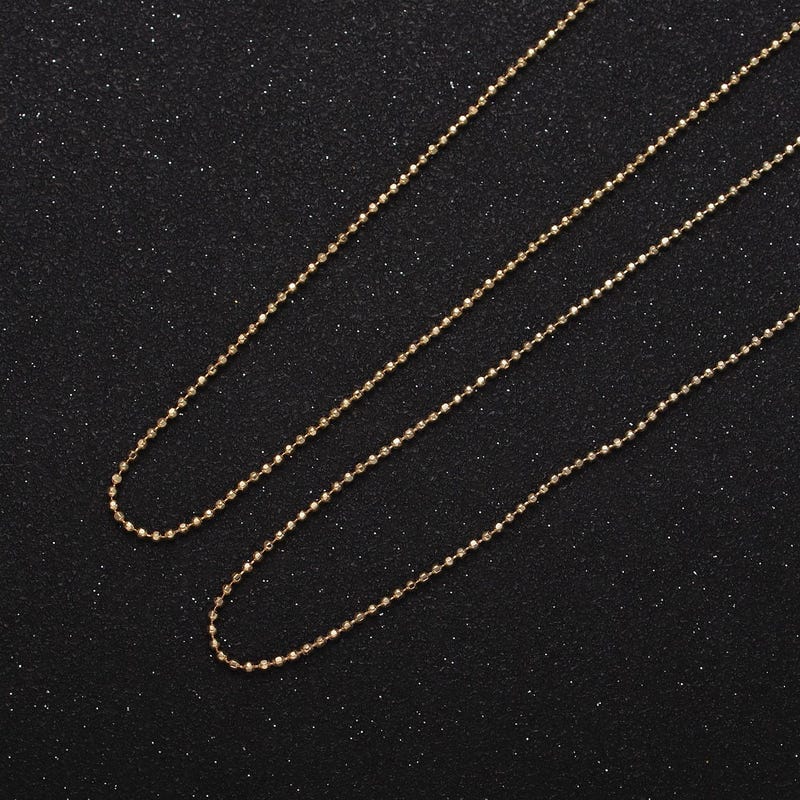 Ball Chain Necklace - Etsy