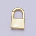 Padlock Spring Clasp, Minimalistic Gate Clasp Push Gate Ring Clasp ...