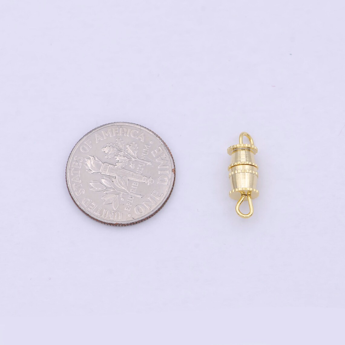 Gold Barrel Screw Clasp Screw-on Clasp for Necklaces - Etsy