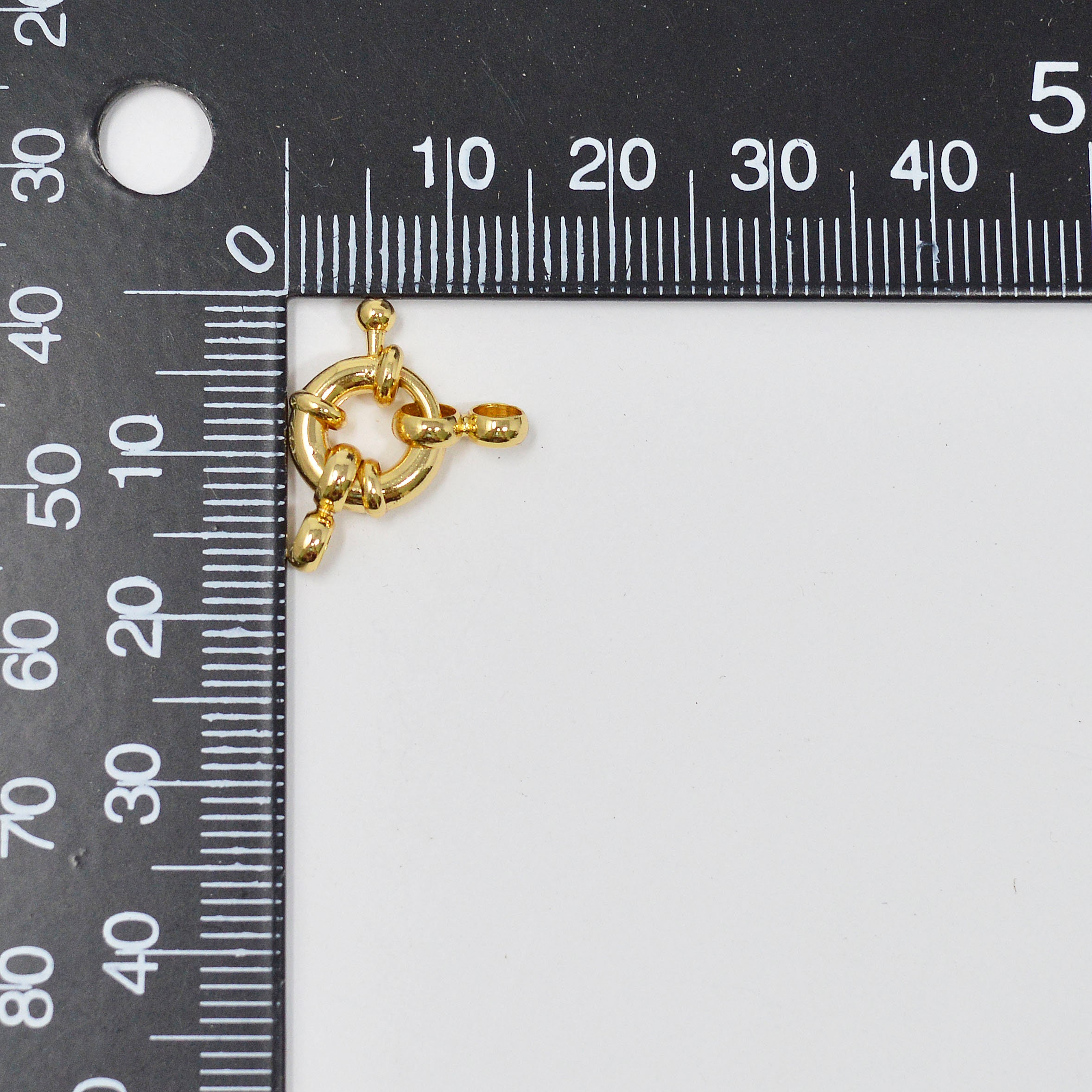 1x Gold Sailor Clasp Large Spring Ring Include Loops 9 10 - Etsy