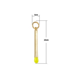 Matchstick Charm Enamel Colored Tip Matches Pendant for Earring ...