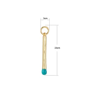 Matchstick Charm Enamel Colored Tip Matches Pendant for Earring ...
