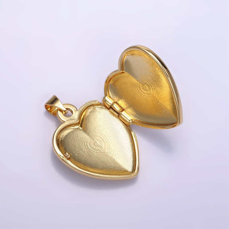 Heart Locket 24k Gold - Etsy