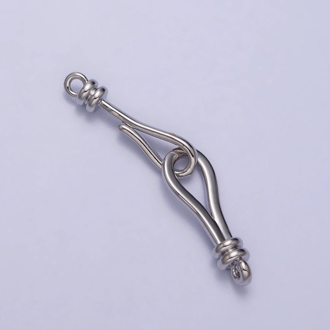 Gold, Silver Clasps With Hook for Jewelry End Clasp Closure Supply for ...