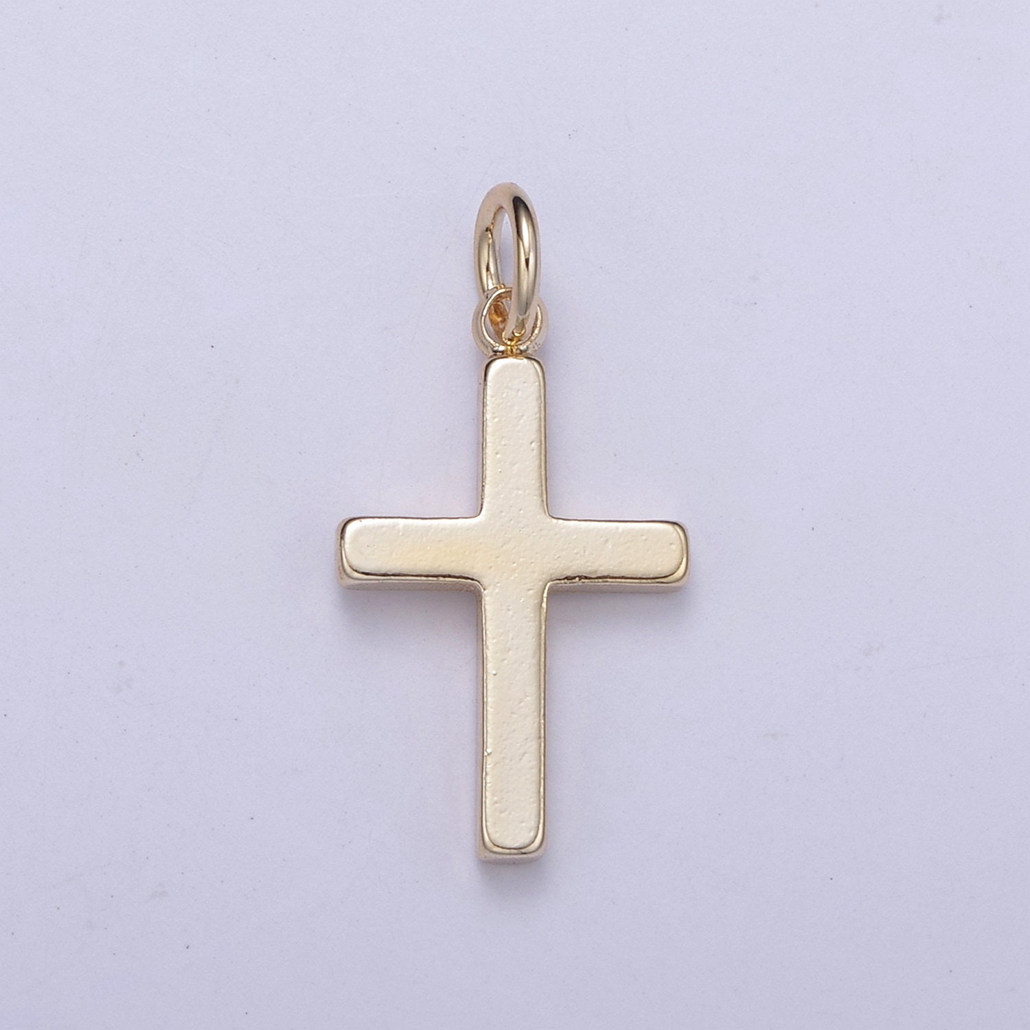 Gold Filled Cross Pendant Simple Cross Charm DIY Religion - Etsy