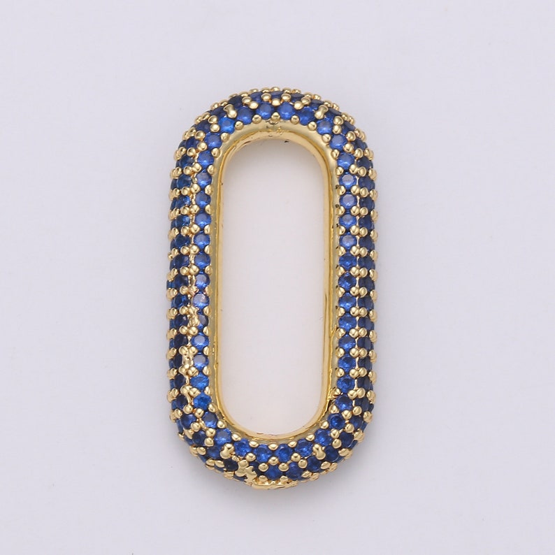 1pc Paper Clip Link End of the Belt Charm Interlocking | Etsy