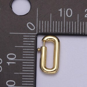 Pull Gold Spring Gate Oval Clasp, Silver Open Close Gate Ring, Charm ...