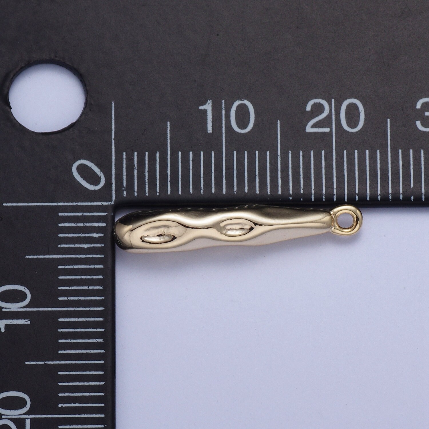 Long Abstract Dented Cave Man Sticks Pendant Gold Silver - Etsy