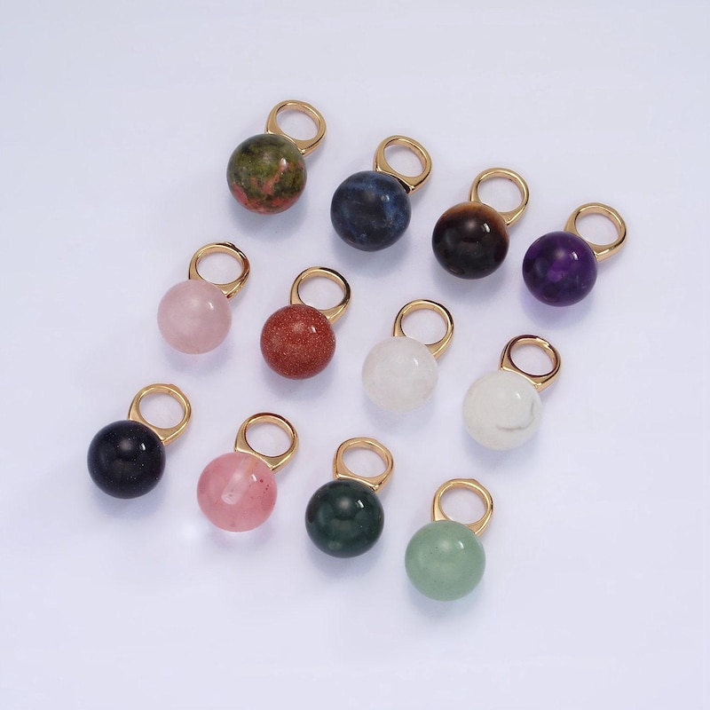 Crystal Ball Charm - Etsy