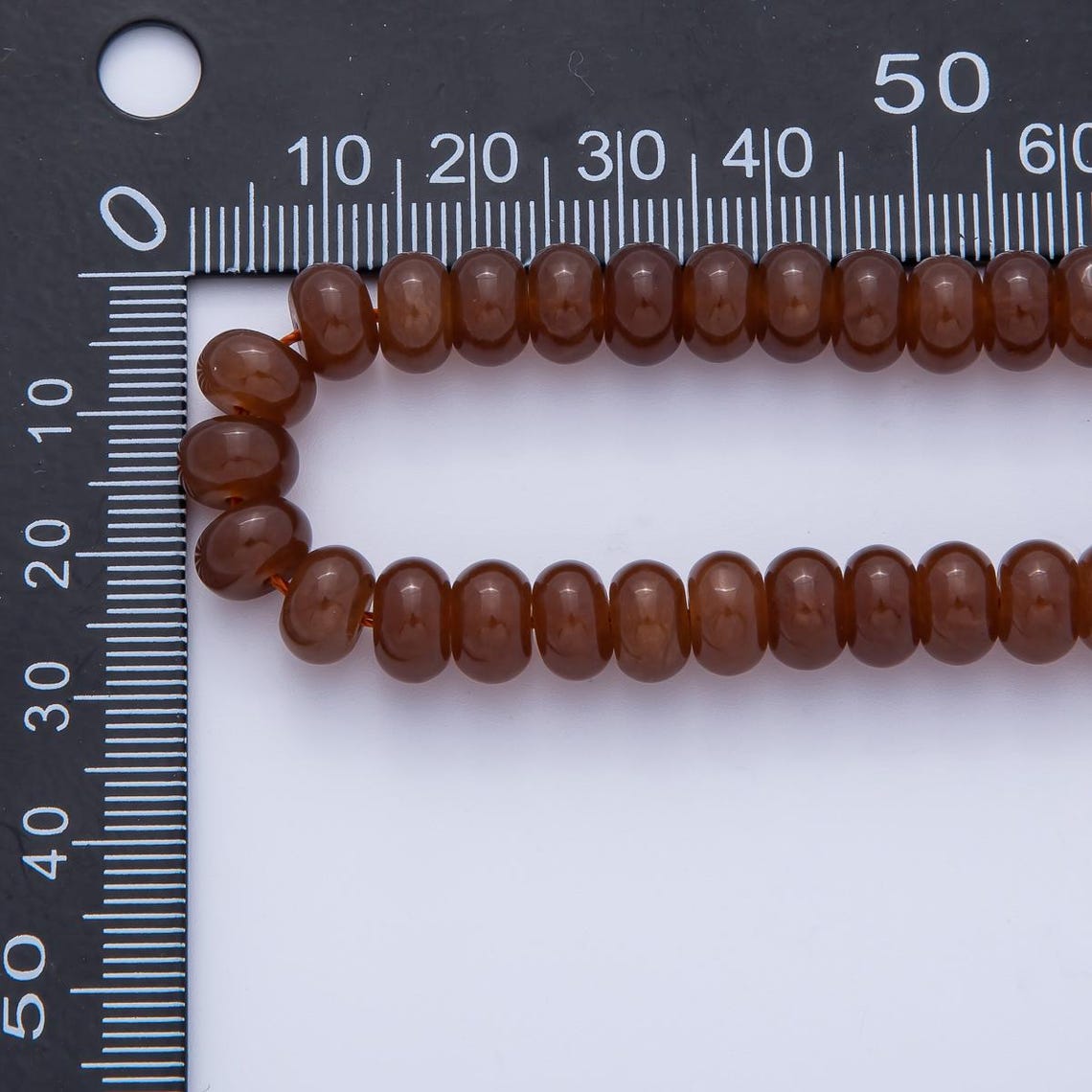 8mm Brown Natural Gemstone Bead Strand Finding Beads | WA-3939 - Etsy