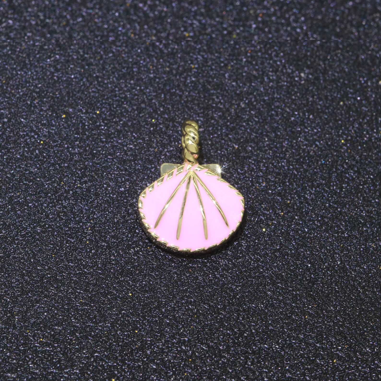 Dainty Enamel Sea Shell Charm Seashell Charm Oyster Necklace - Etsy