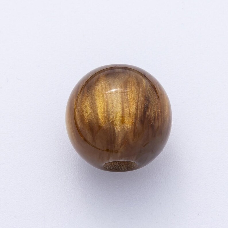 19mm Blue, Red, Black, Green, Brown Acrylic Resin Round Bead DIY ...
