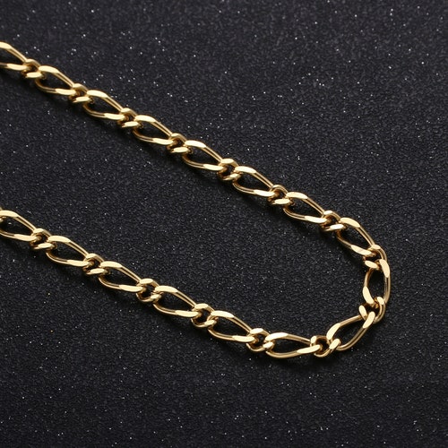 24K Gold Plated Figure 8 Chain by Yard Gold Figure Eight - Etsy