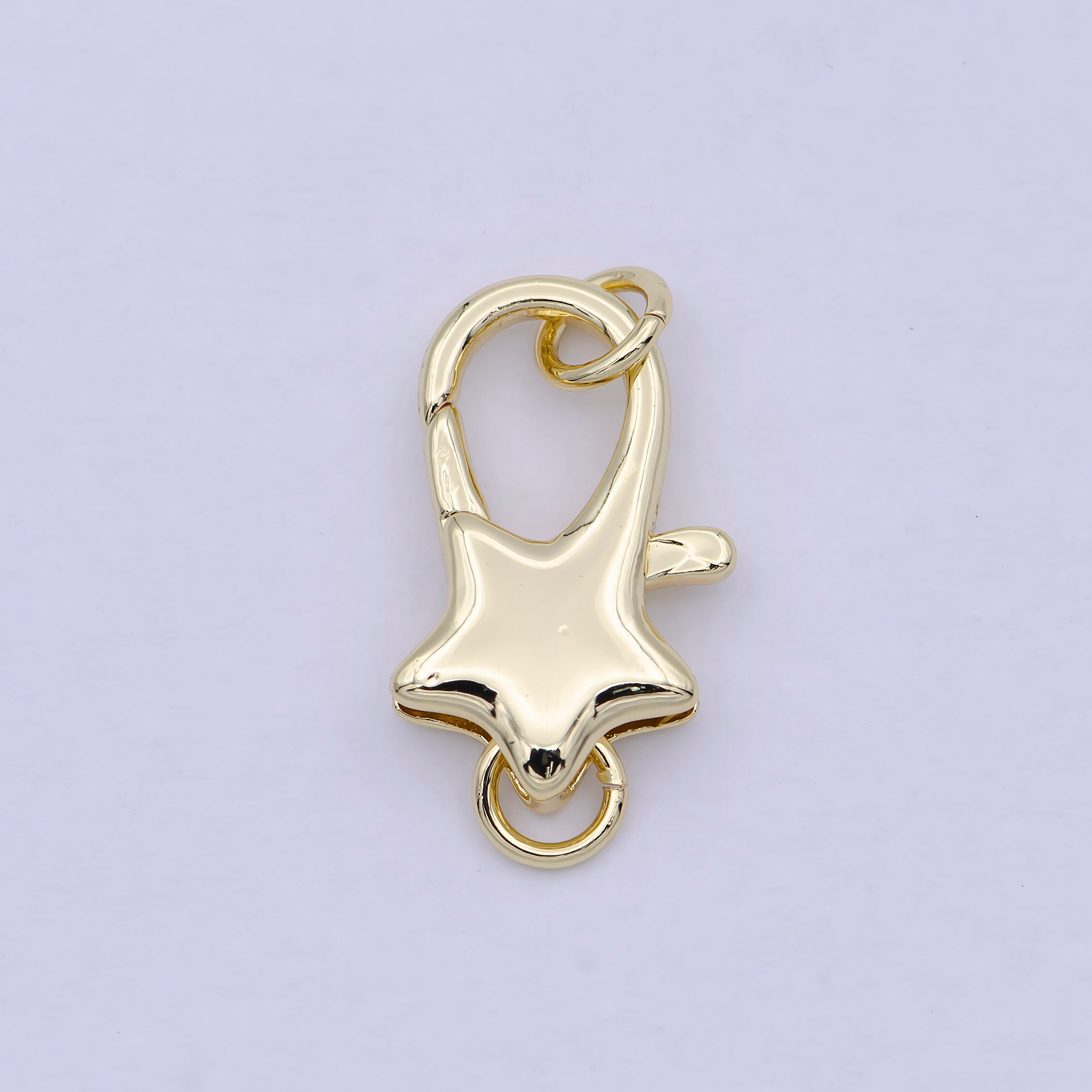 Dainty 14K Gold Filled Star Lobster Clasp Celestial Claw With - Etsy