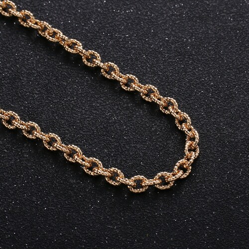 Gold Rolo Cable Chain by Yard Chunky Cable Rolo Chain - Etsy