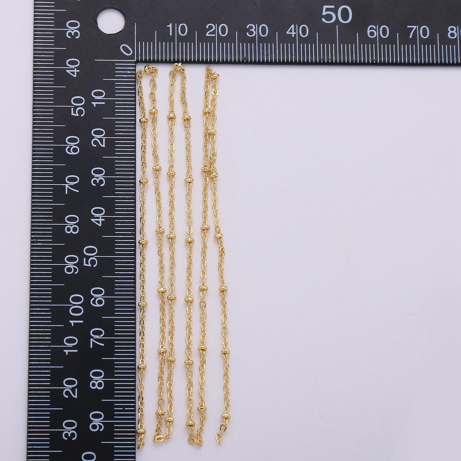Beads and Rolo Chain by Yard, Rosary Chain, Great Quality Bulk Chain ...