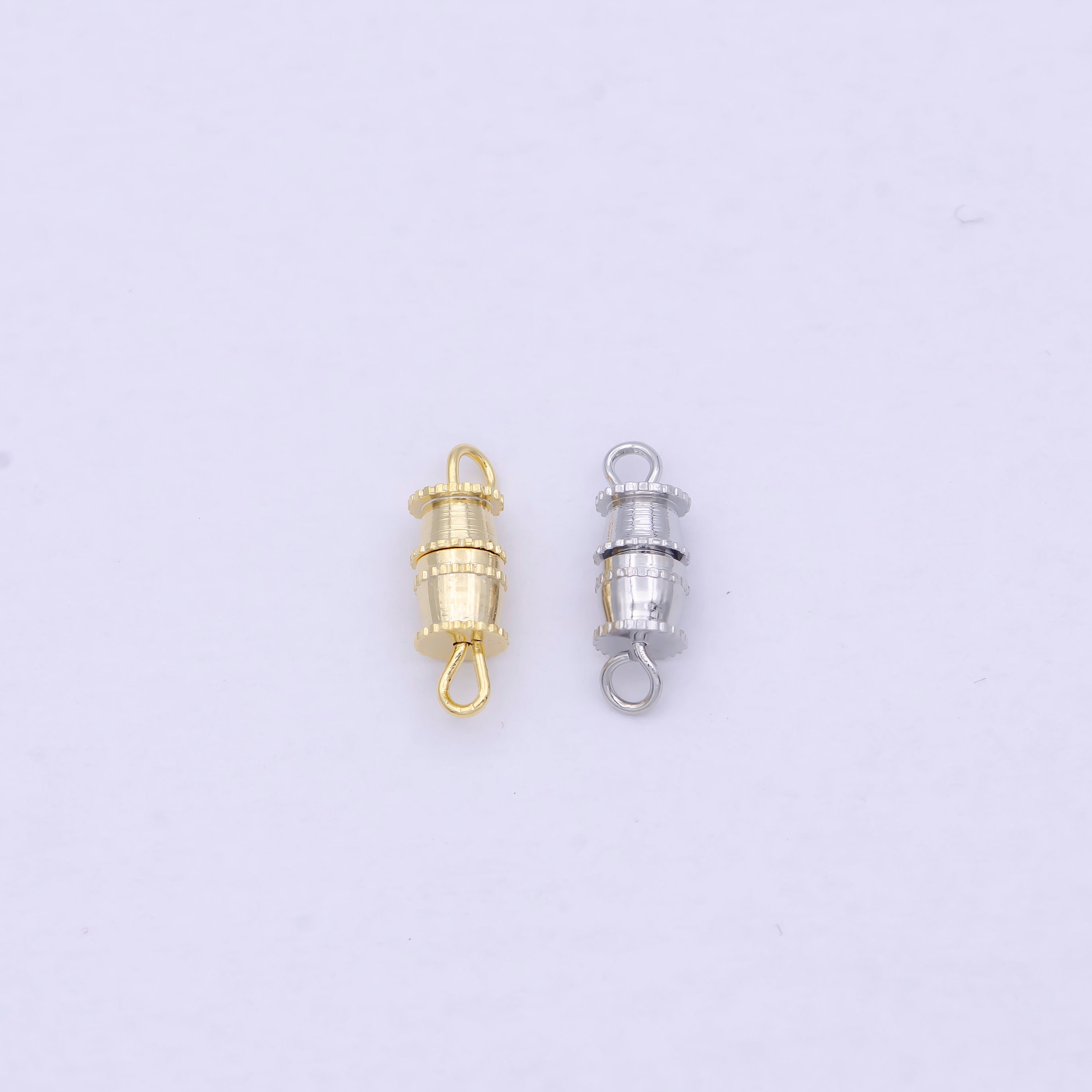 Gold Barrel Screw Clasp Screw-on Clasp for Necklaces - Etsy