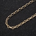 16k Gold Filled Chain by Yard Rope Oval Cable Chain Unfinished Chain ...