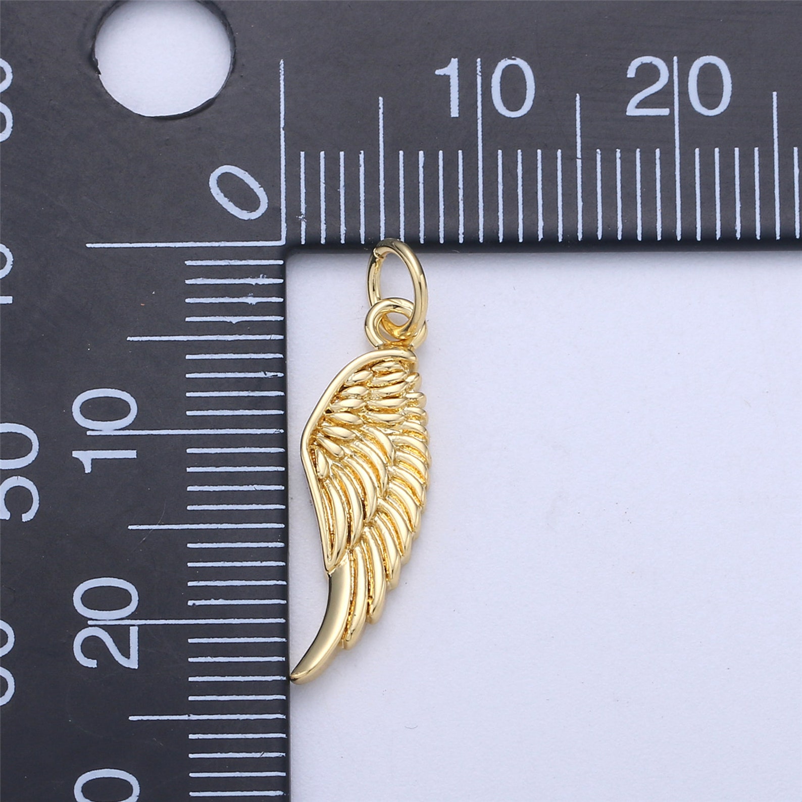 Small Angel Wing Charm Gold Angel Wing Charm Silver Wings | Etsy