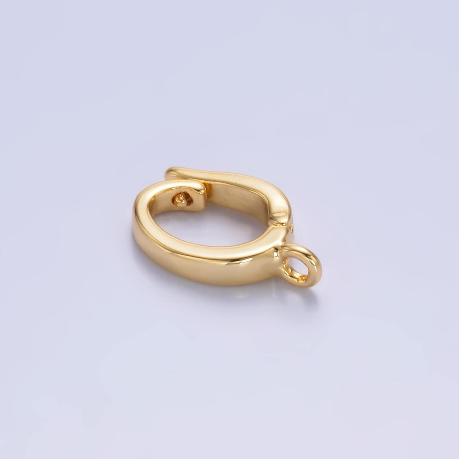 Gold Removable Bail Charm Pendant Enhancer Clasp, Pendant Bail Clasp ...