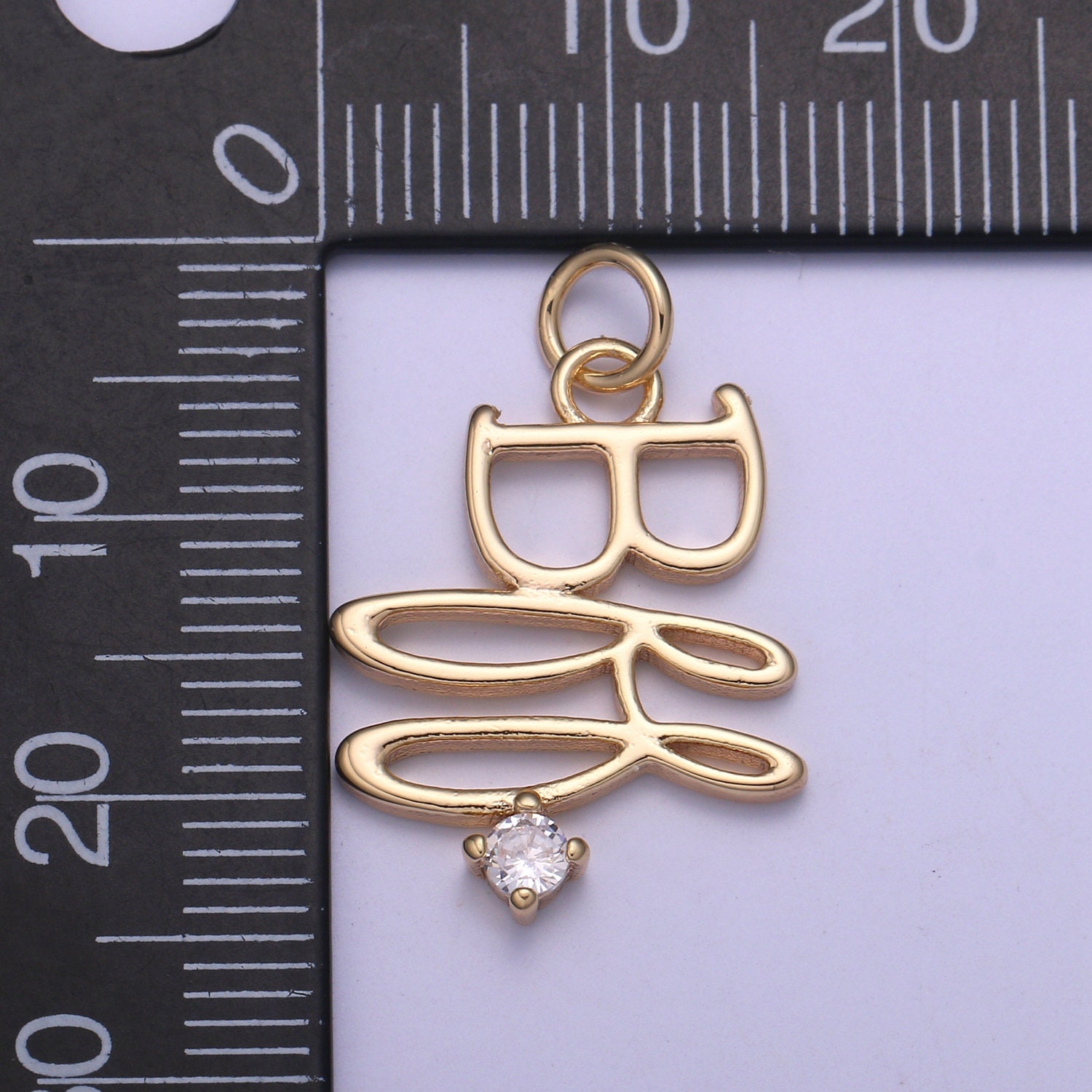 Dainty Gold BFF Charms Bff Tag Charm Best Friends Jewelry - Etsy