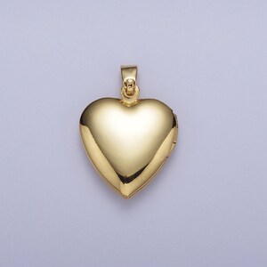 Gold Decorative Heart Locket Pendant, 24k Gold Plated Love Heart ...