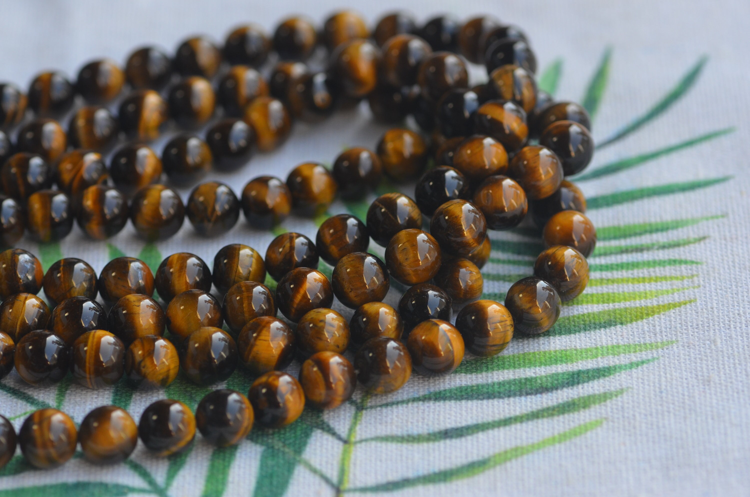 10mm 8mm Yellow Tiger Eye Natural Stone Beads 18th - Etsy