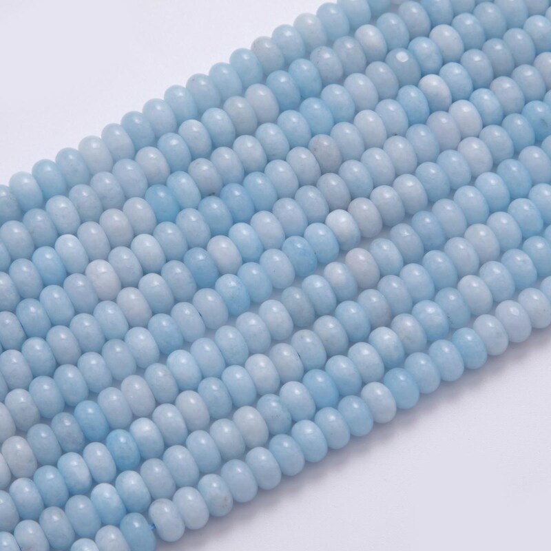 Light Blue Bead Bracelet - Etsy