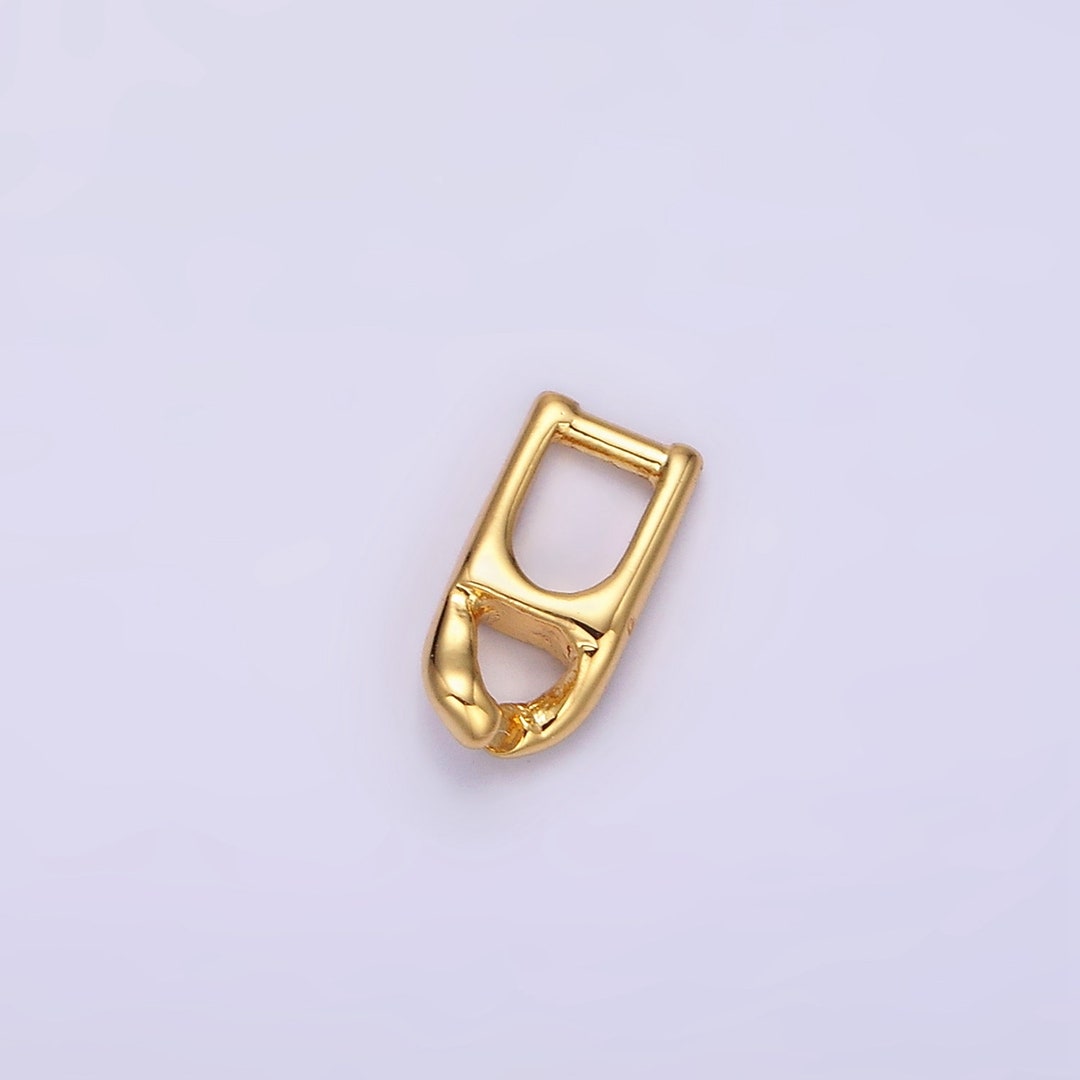 14K Gold Filled 4.7mm Snap Lock Hook Minimalist Jewelry Making Closure ...
