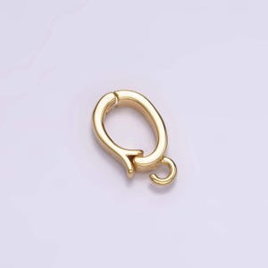 14k Gold Filled Hinged Pull Clasp Charm Bail Necklace Enhancer Bail ...