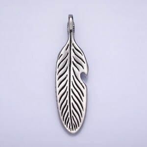 Men Indian Feather Charm Stainless Steel Tribe Charm in - Etsy