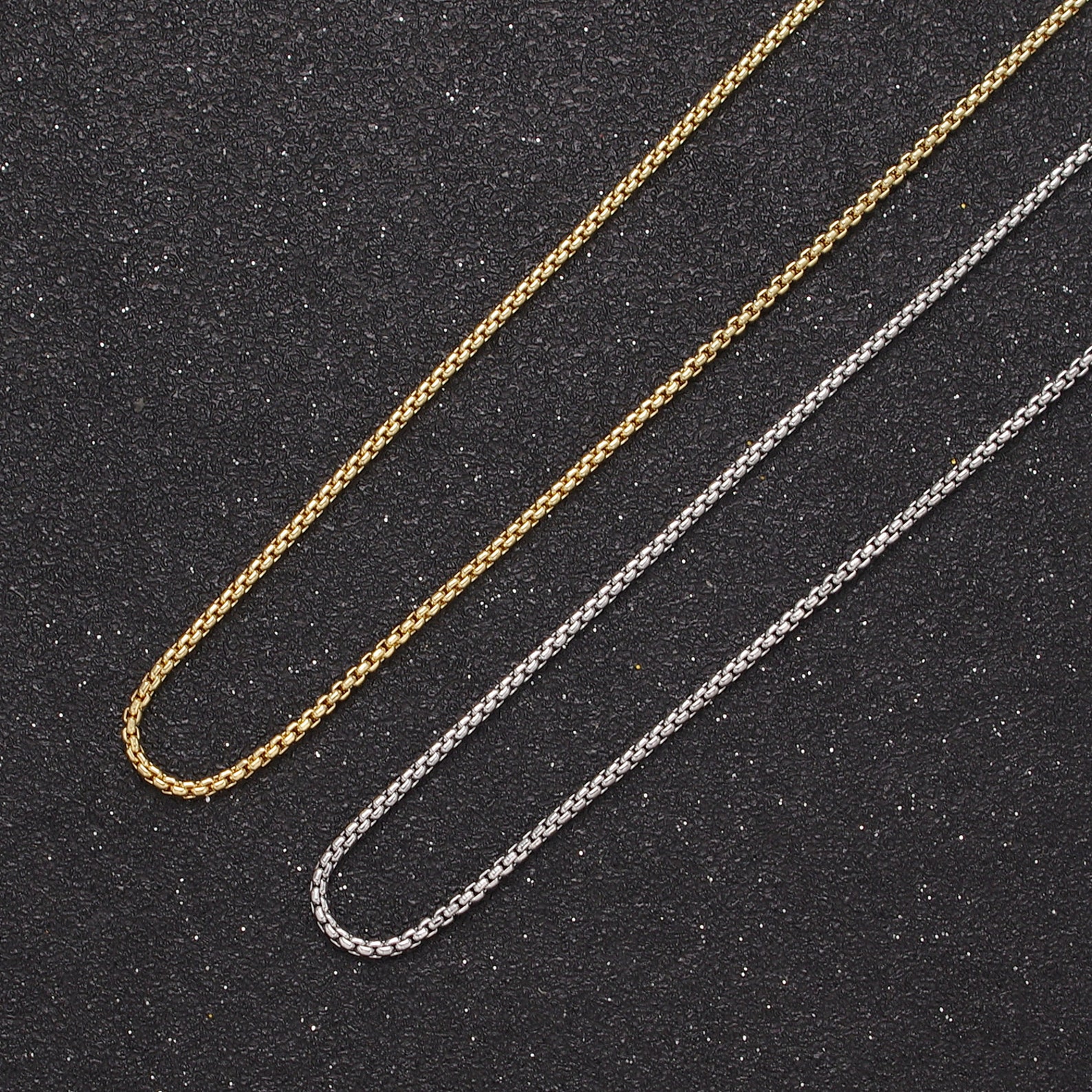 Dainty 24k Gold Filled Rolo Chain Necklace 1.3 Mm ROLO Link - Etsy