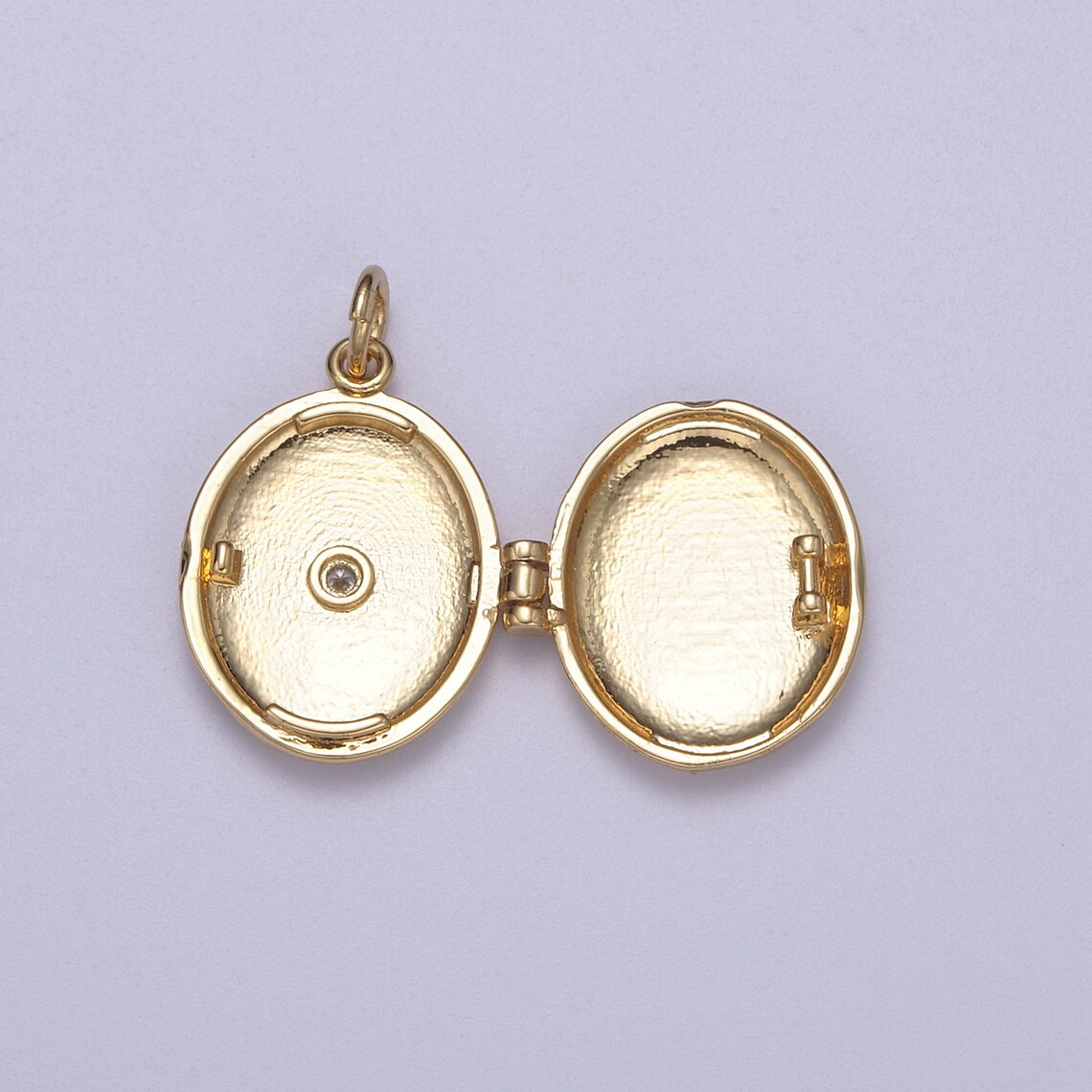 Classic Gold Filled Oval Locket Photo Locket Minimalist | Etsy UK