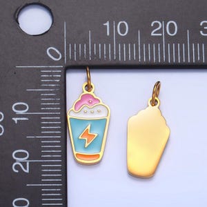 Limited Edition Hallowen Charm Colorful Enamel Pendant Ghost Hat ...