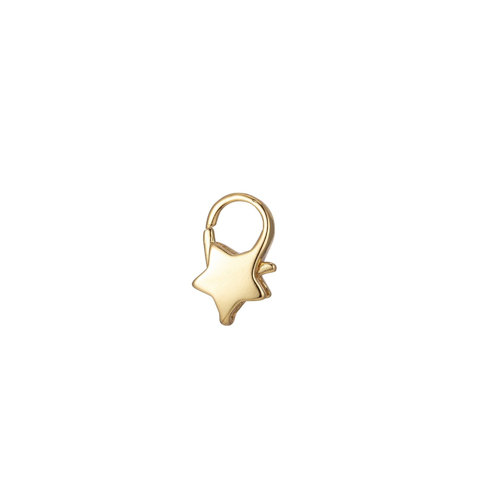 Mini Star Clasp Wholesale Lobster Clasp 24k Gold Filled End - Etsy
