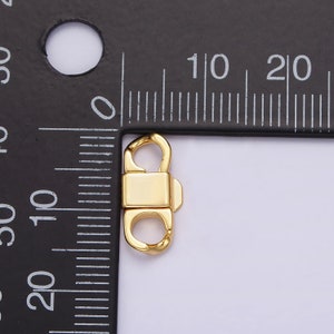 14K Gold Filled Snap Lock Minimalist Jewelry Closure Findings Supply ...