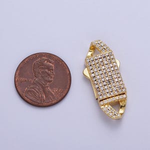 Gold Full Pave Cz Box Buckle Clasp for Bracelet Making K-100 K-105 - Etsy
