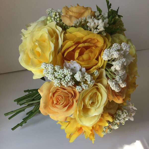 Bouquet Yellow Roses - Etsy