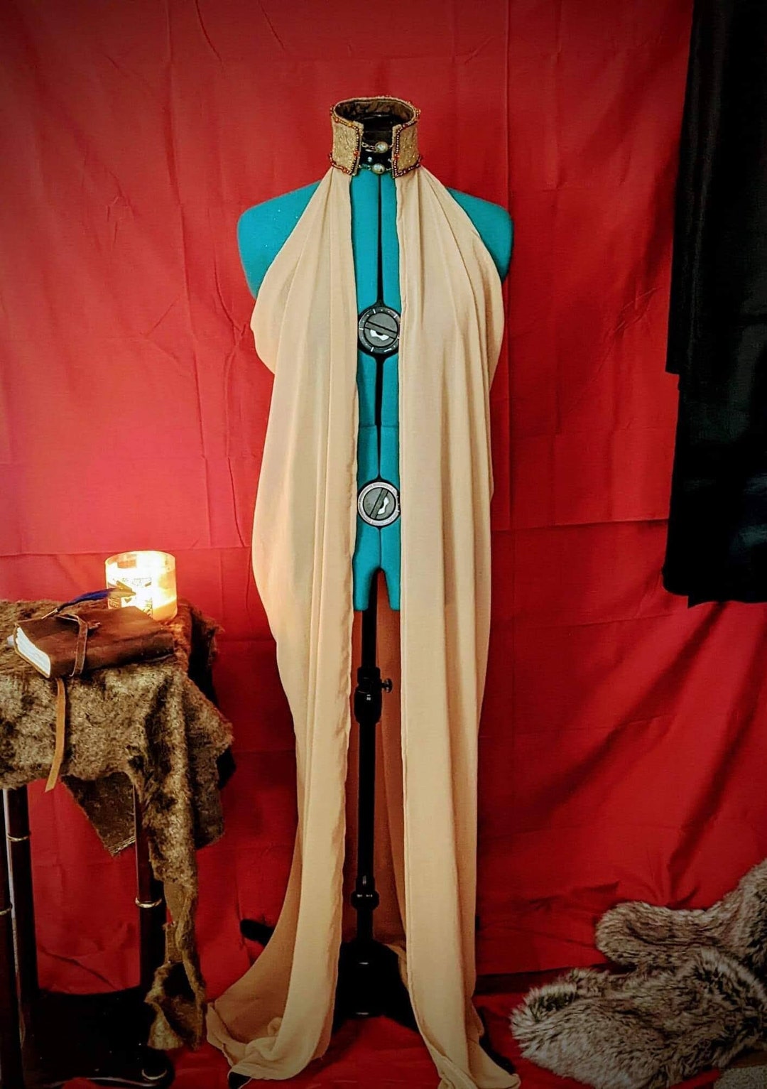Elven/high Fae Cloak, Robe, Fantasy Larp/roleplaying Outfit, Fashion ...