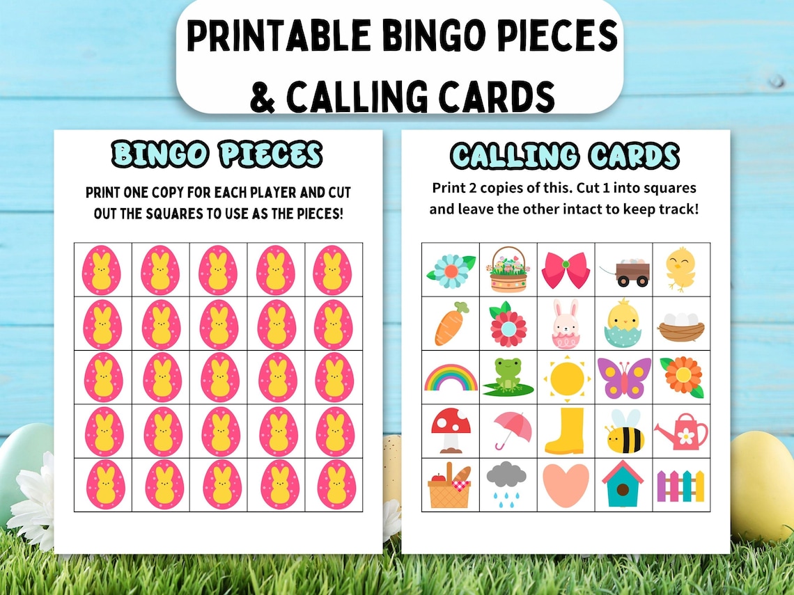 Printable Easter Bingo Game; 30 Bingo Cards; Class Party Game ...