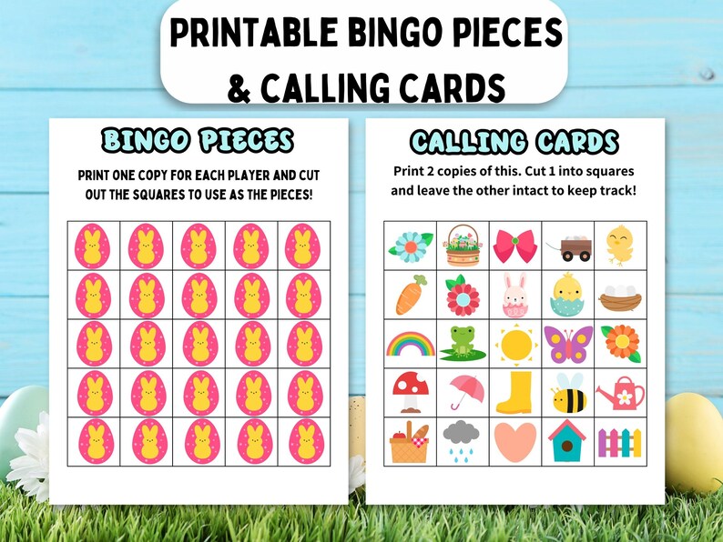 Printable Easter Bingo Game; 30 Bingo Cards; Class Party Game ...