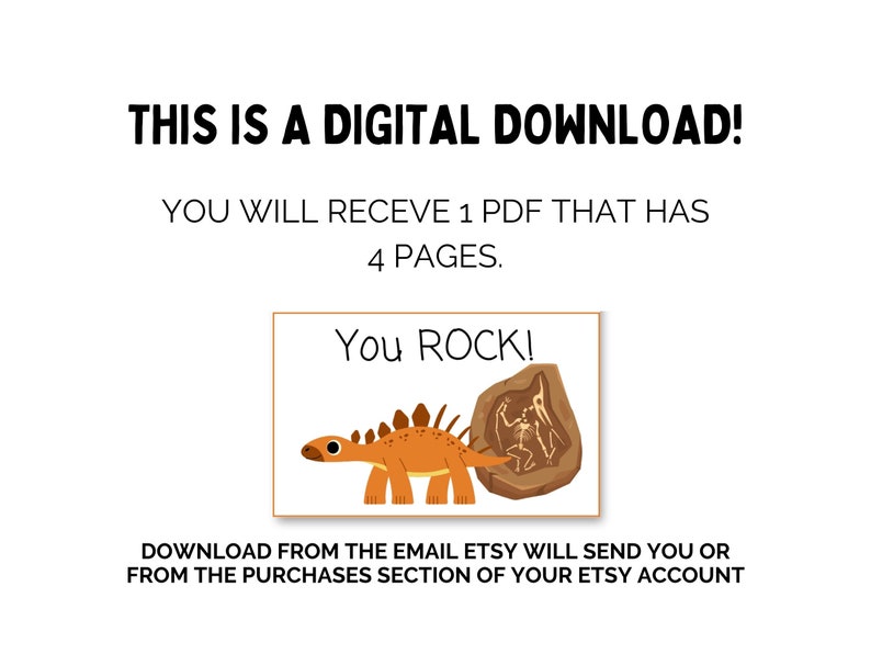 Dinosaur Lunch Box Notes; Printable Lunchbox Notes; Lunchbox Jokes ...