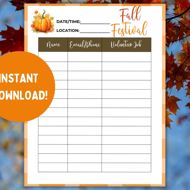 Fall Festival Signs - Etsy