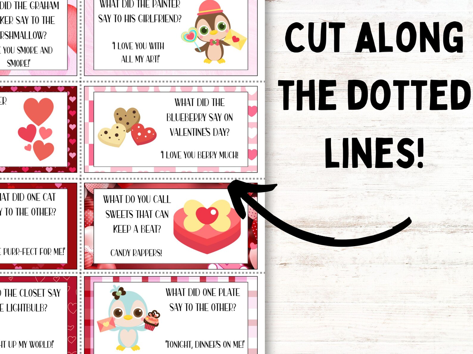 Printable Valentines Day Lunch Box Jokes for Kids; Joke of the Day ...