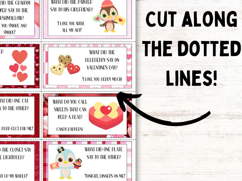 Printable Valentines Day Lunch Box Jokes for Kids; Joke of the Day ...